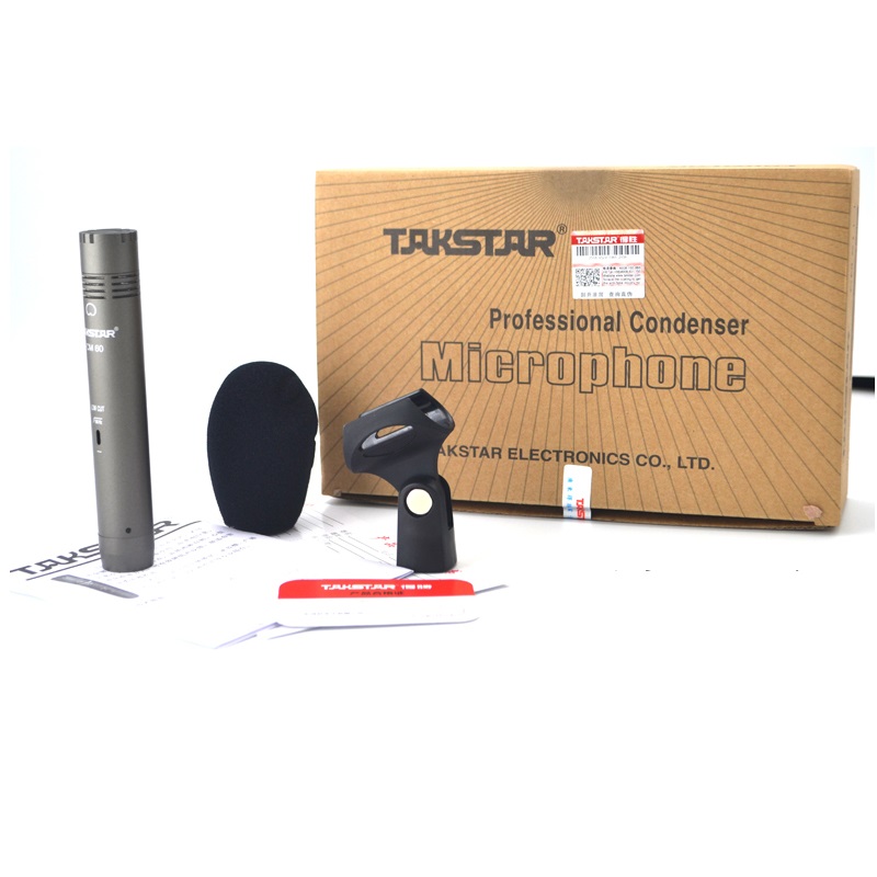 Takstar Cm-60 ไมโครโฟนคอนเดนเซอร์บันทึกเสียงระดับมืออาชีพ | Shopee Thailand