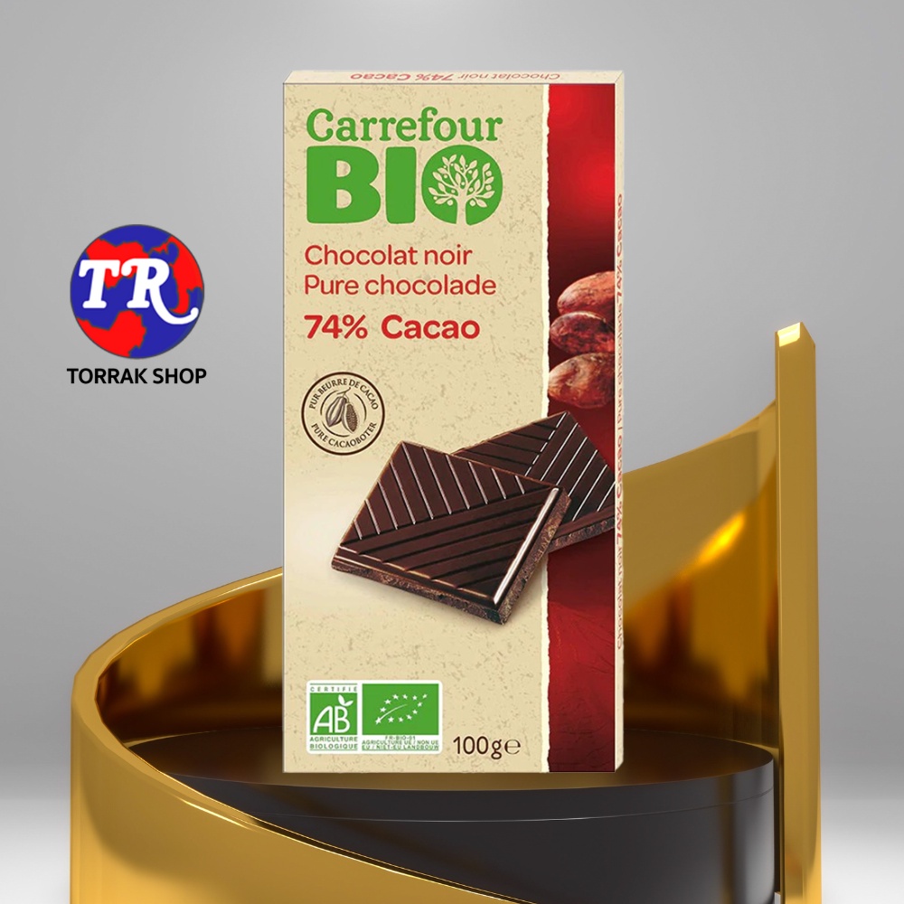Carrefour Bio Chocolate 74% Cacao คาร์ฟูร์ช็อกโกแลต74เปอร์เซ็นต์คาคาว ...