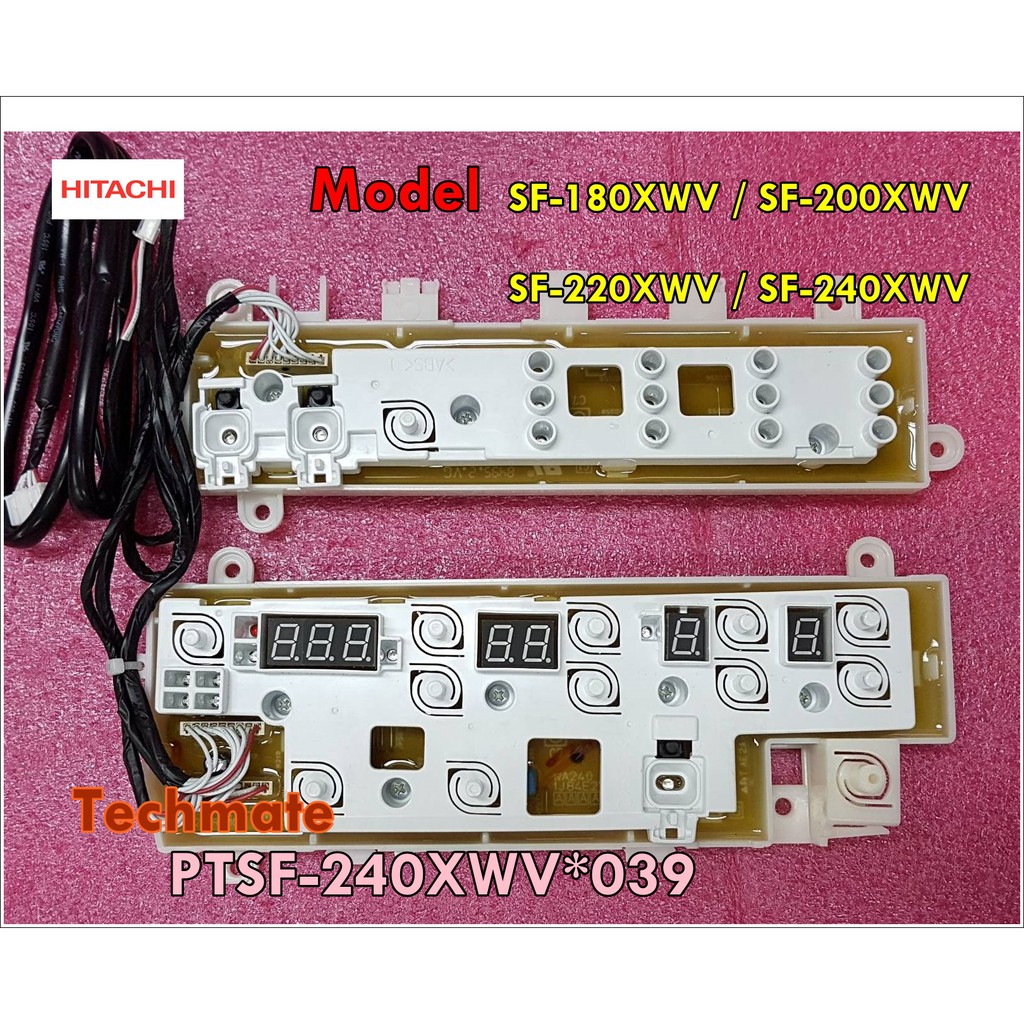 อะไหล่ของแท้/เมนบอร์ดปุ่มกดเครื่องซักผ้าฮิตาชิ/HITACHI/PTSF-240XWV*039 ...