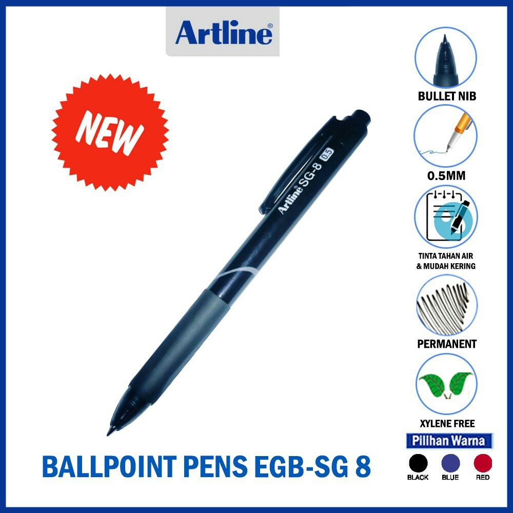 ปากกาลูกลื่น Artline SG-8850 | Shopee Thailand