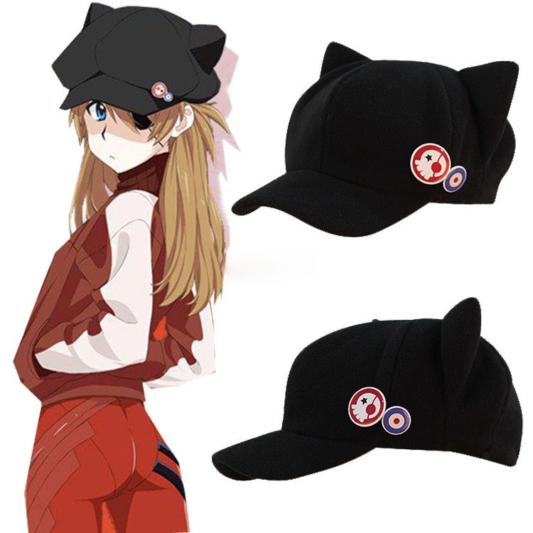 Anime Evangelion eva Hats Cosplay Eva Q Asuka Risoli Costumes ...