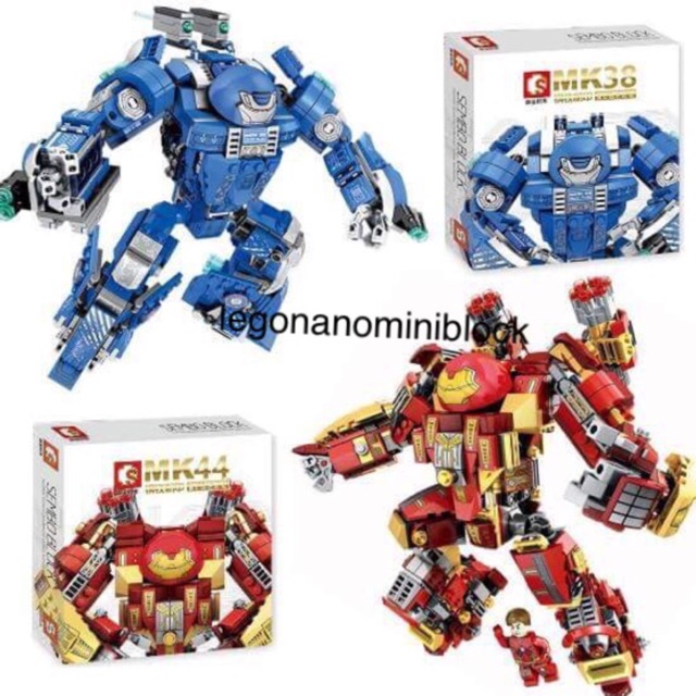 Legonano เลโก้ นาโน lego nano nanoblock ไอรอนแมน | Shopee Thailand