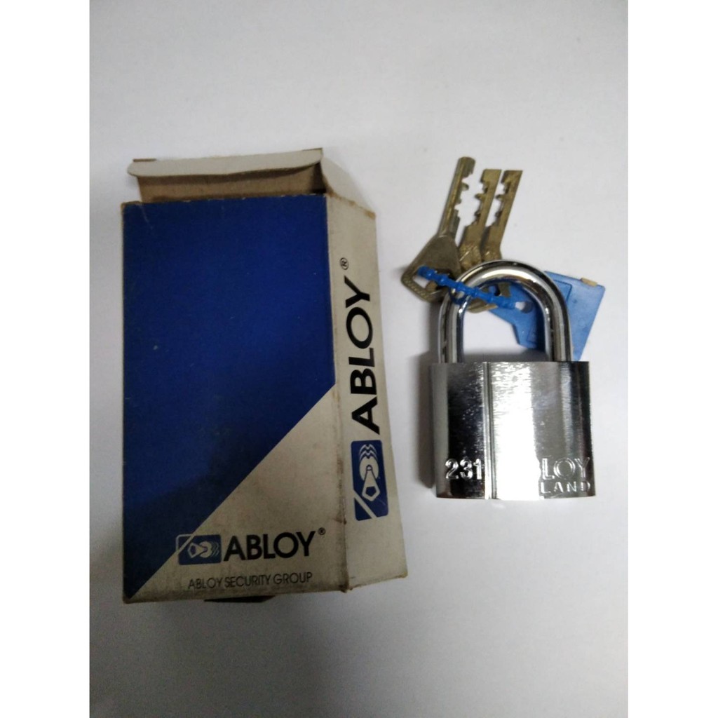 กุญแจ abloy made in finland อายุไม่ต่ำกว่า 50ปี ขนาดกลาง 47mm. คอสั้น ...