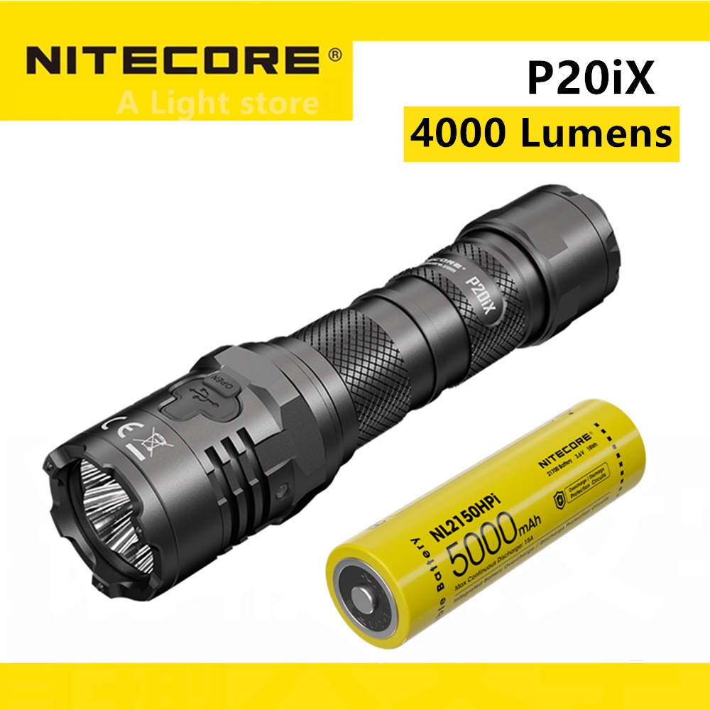 Original Nitecore P20Ix ไฟฉาย Cree Xp-L2 V6 Led 4000 Lumens 221 เมตร ...