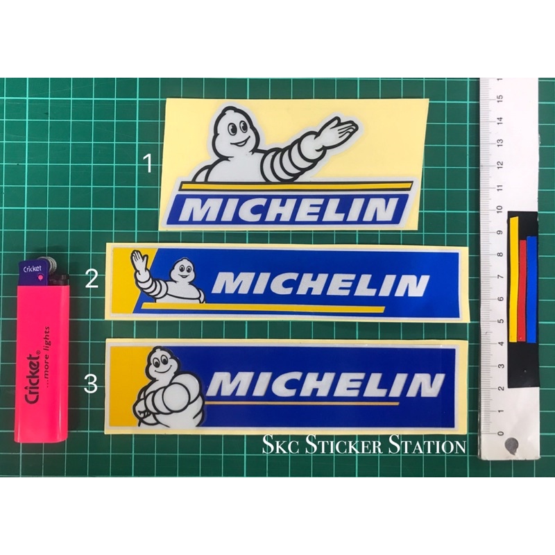 Michelin Designs Sticker Cutting Overlopping สะท้อนแสง michelin ...
