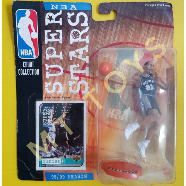 Figure NBA Super Star : Tim Duncan 1998-1999 งาน Mattel แท้ | Shopee ...