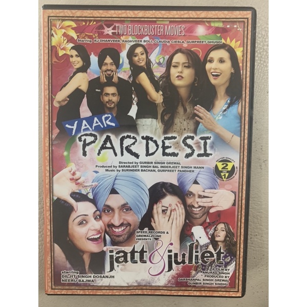 DVD หนังอินเดีย: Yaar Pardesi/ Jatt & Juliet | Shopee Thailand