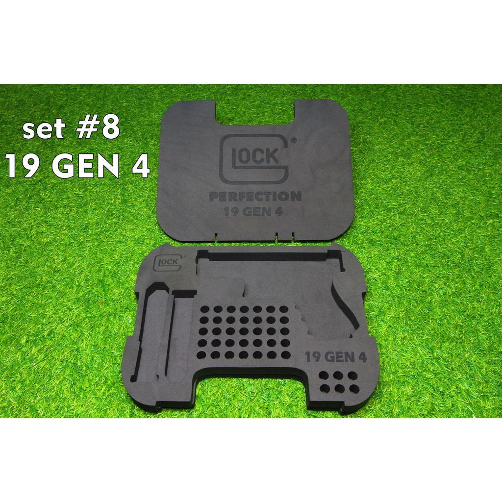 GLOCK 19 GLOCK 26 และ SIG SAUER P365 โฟม EVA ตัดเข้ารูปกล่องเดิม ...