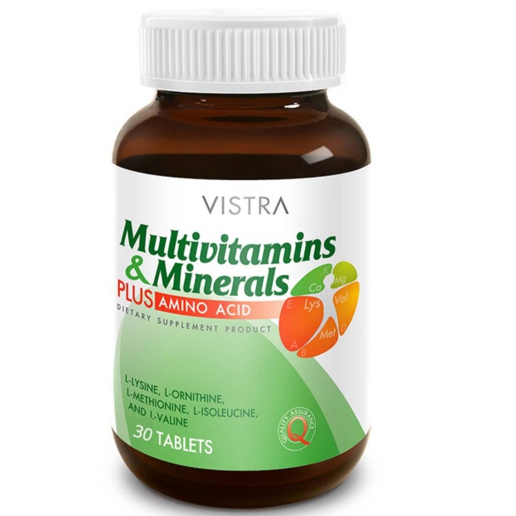 vistra multivitamin วิตามินรวม และเกลือแร่ บำรุงร่างกาย | Shopee Thailand