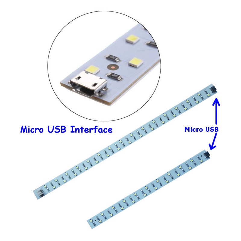 Micro USB LED Bar แผงไฟ LED 6500K for Studio Box Tent | Shopee Thailand