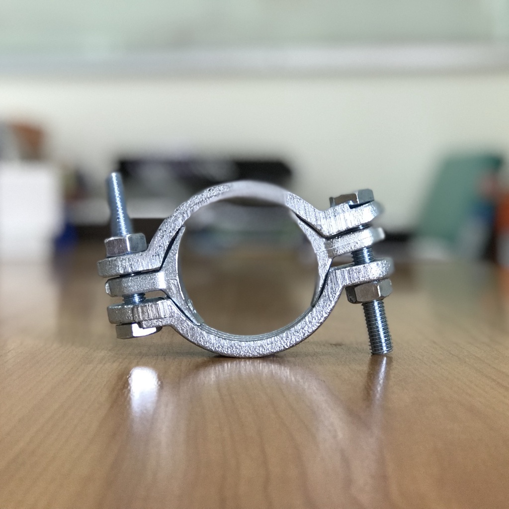 Double bolt clamp แคล้มรัดท่อ แคล้มรัดสายยาง ใช้กับสายยางไส้ลวด เข็มขัด ...