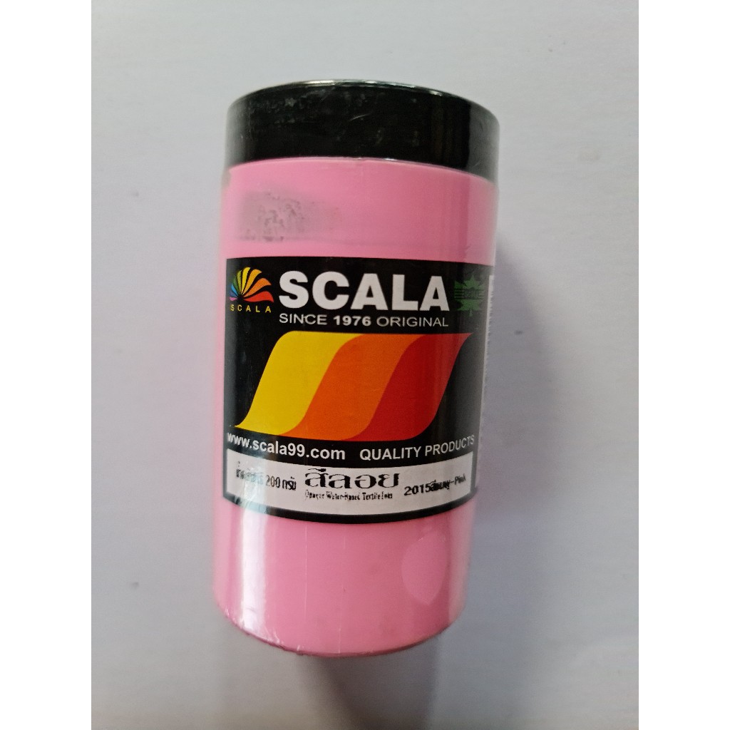 Scala สีสกรีนเสื้อ สีลอย ขนาด 0.2kg ( Cloth Painting , Screening 's Colour ) (1 ขวด) | Shopee ...