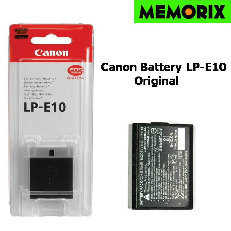 ถูกที่สุด ของแท้ Original Canon LP-E10 Rechargeable Li-ion Battery ...