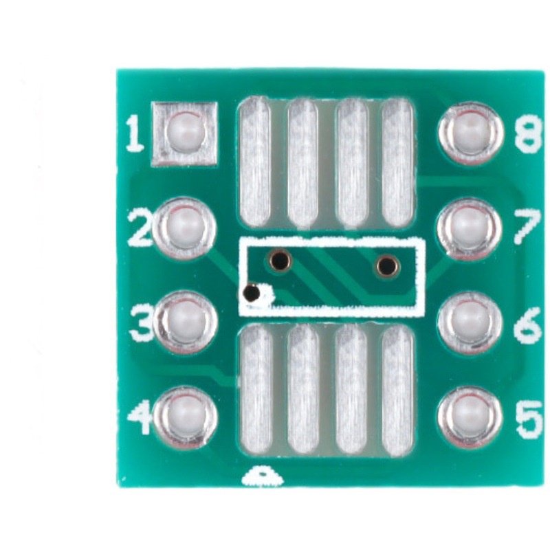 Adapter board SOP8 SSOP8 TSSOP8 SMD turn in-line DIP pitch 0.65/1.27mm ...
