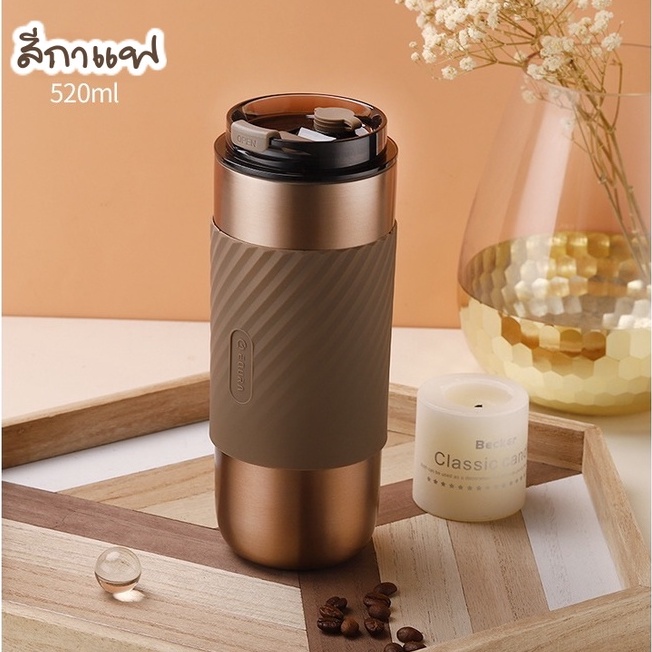 EQURA(003) แก้วเก็บอุณหภูมิเย็น/ร้อน รุ่นใหม่ล่าสุด แก้วสแตนเลสแบบพกพา | Shopee Thailand