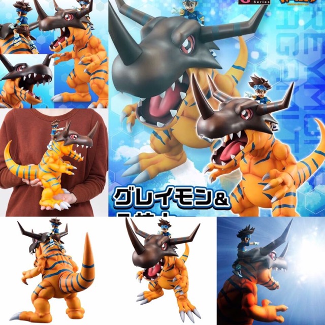 GEM Series Digimon Adventure Greymon & Yagami Taichi (Limited Edition ...