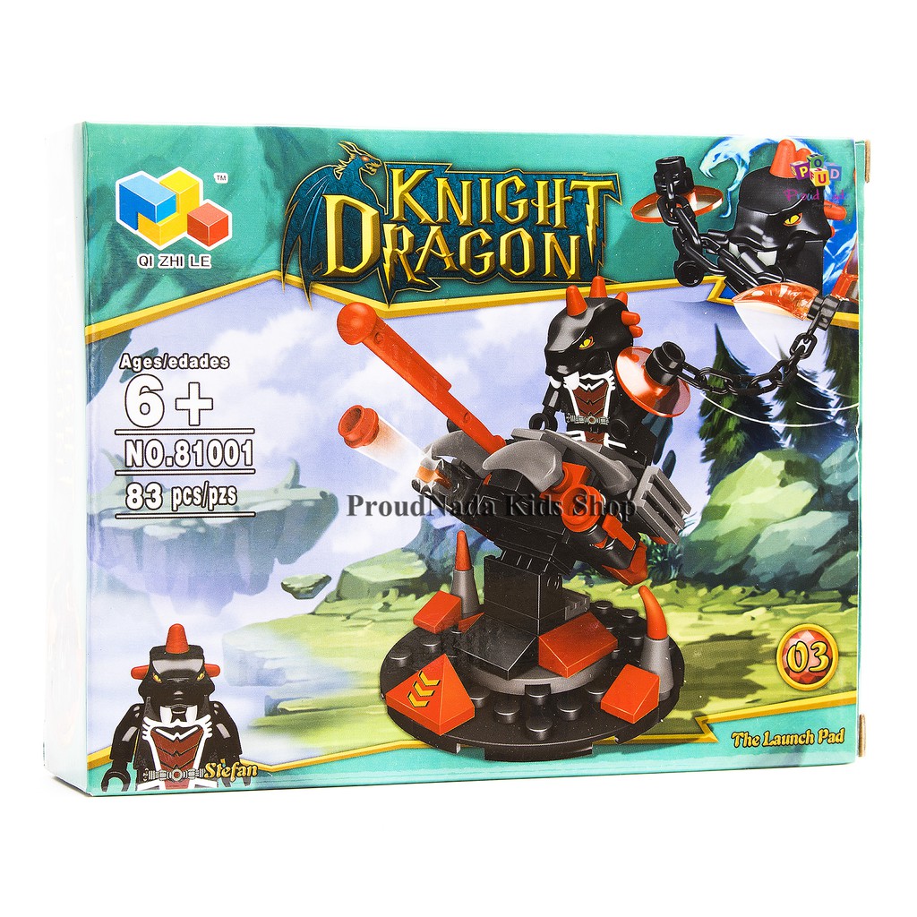 ProudNada Toys ของเล่นเด็กชุดตัวต่ออัศวิน QI ZHI LE 81001 KNIGHT DRAGON ...