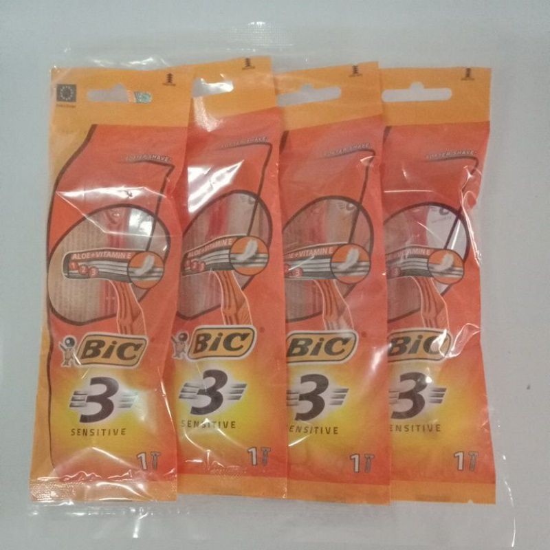 ใบมีดโกน Bic 3 Sensitive ( 4 ด้าม/ แพ็ค ) Bic 2 ( 2 ด้าม/ แพ็ค) และ Bic 3 (2+1 ด้าม/แพ็ค ...