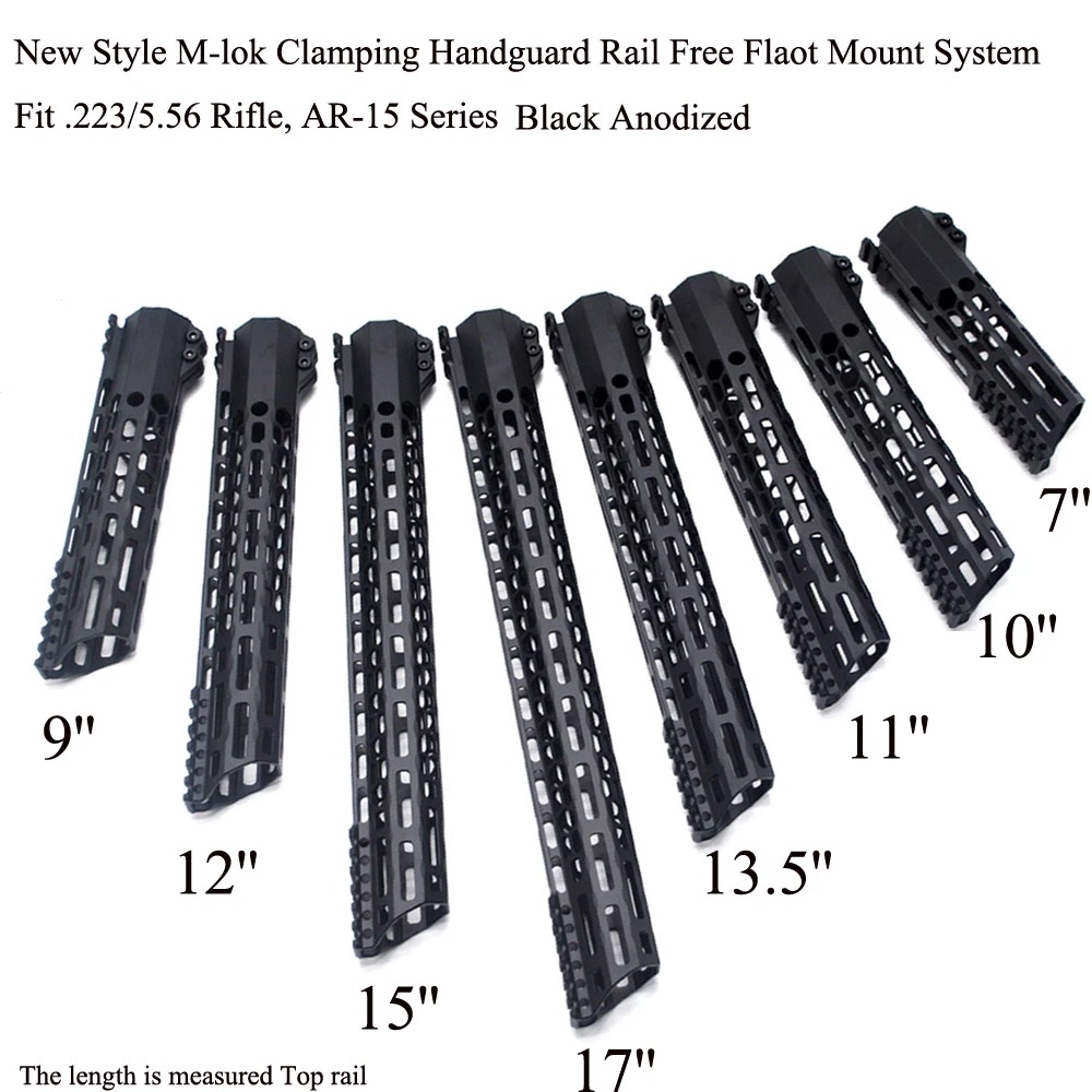 M-lok clamping handguard rail free floating installation system Fit ...