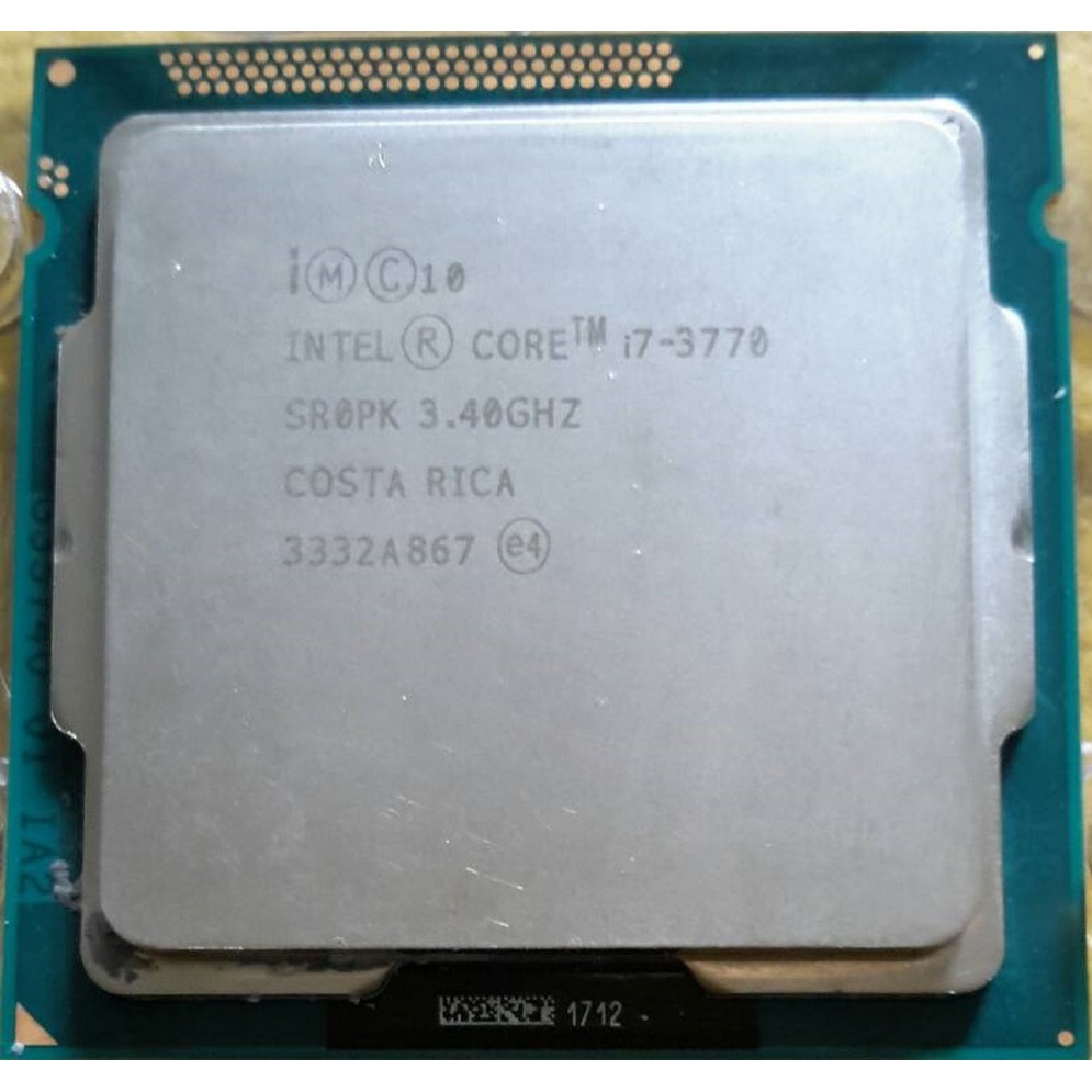 CPU Intel I7-3770 (Gen 3) 3.4GHz ---> 3.9GHz สินค้ามือสอง | Shopee Thailand