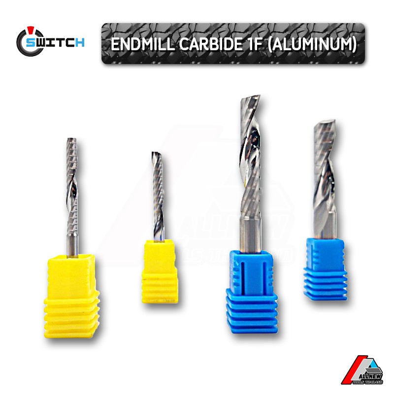 ENDMILL CARBIDE 1F (ALUMINUM) เอ็นมิลงานอลู 1ฟัน ดอกเอ็นมิล เอ็นมิลกัด ...
