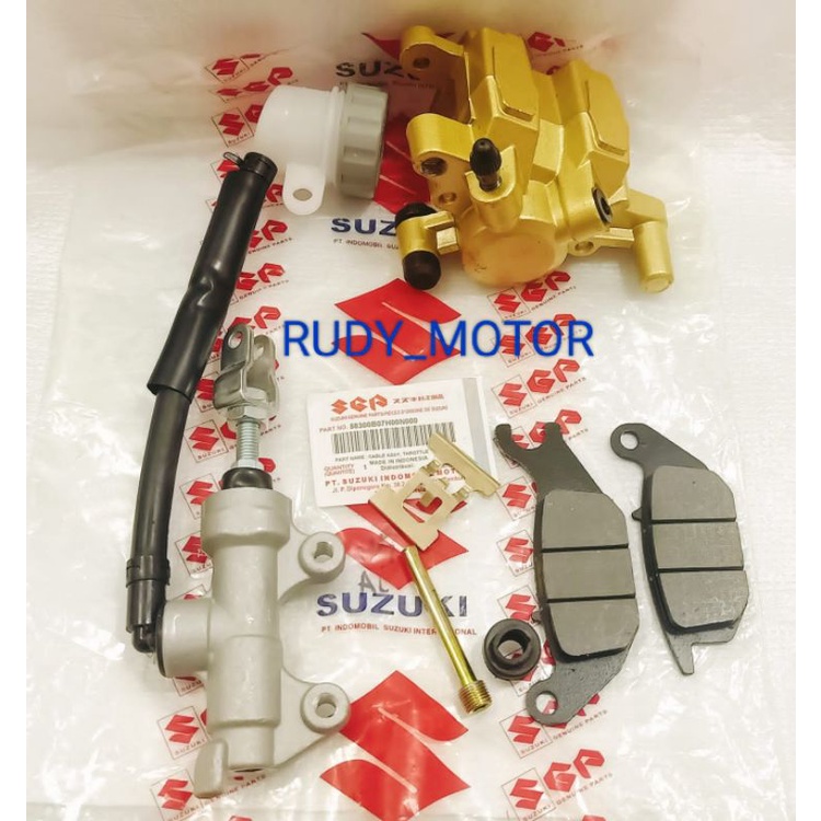 Satria FU 150 SUZUKI REAR PIG NUT REAR DISC CALIPER SET INJECTION ...