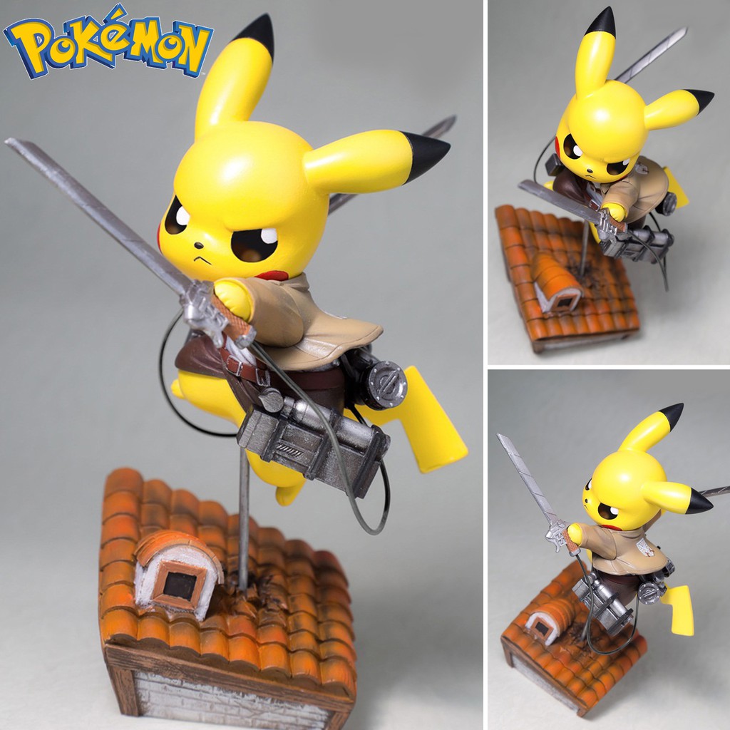 Figure ฟิกเกอร์ Model โมเดล Pokemon โปเกมอน Pikachu พิกะจู Pocket ...
