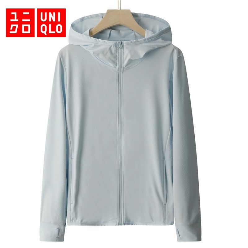 Uniqlo Airism เสื้อแจ็กเก็ตแขนยาว มีฮู้ด ป้องกันรังสียูวี UPF 50+ สําหรับผู้หญิง | Shopee Thailand