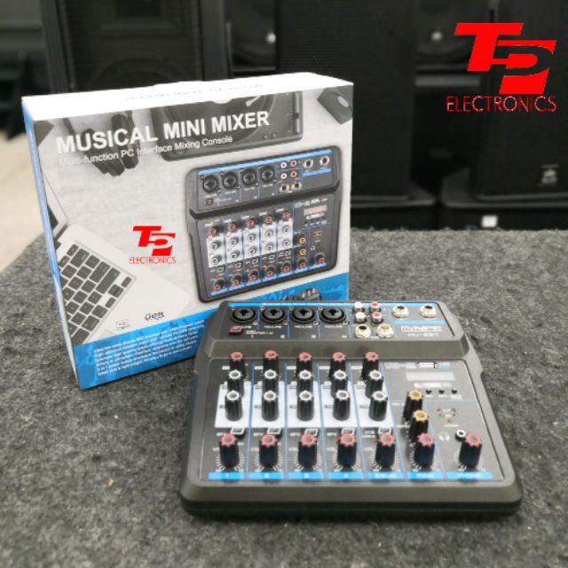 มิกเซอร์ 6 Channel myNPE MU-6BT | Shopee Thailand
