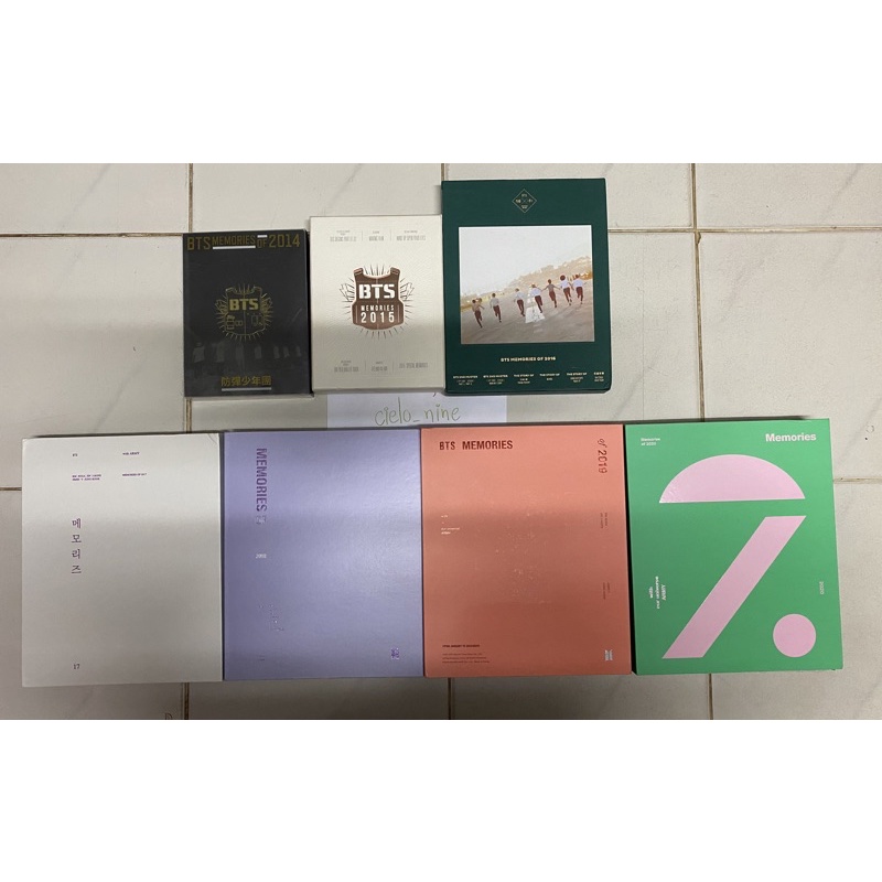 BTS DVD memories 2014-2020 ของครบ ขาดการ์ดสุ่ม | Shopee Thailand