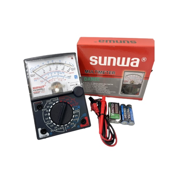 SUNWA METER YX-360TR E-B มัลติมิเตอร์ แบบอนาล็อก สินค้าคุณภาพ เครื่อง ...