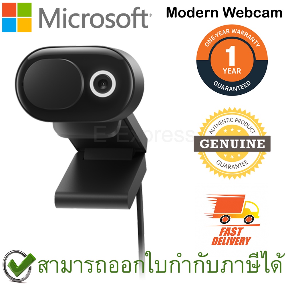 Microsoft Modern Webcam (1080p Full HD) กล้องเว็บแคม ของแท้ ประกันศูนย์ ...