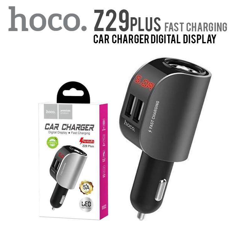 รวม HOCO Z29 / Z29 Plus / Rcc-201 หัวชาร์จ ที่ชาร์จในรถ Dual USB 5A Max ...