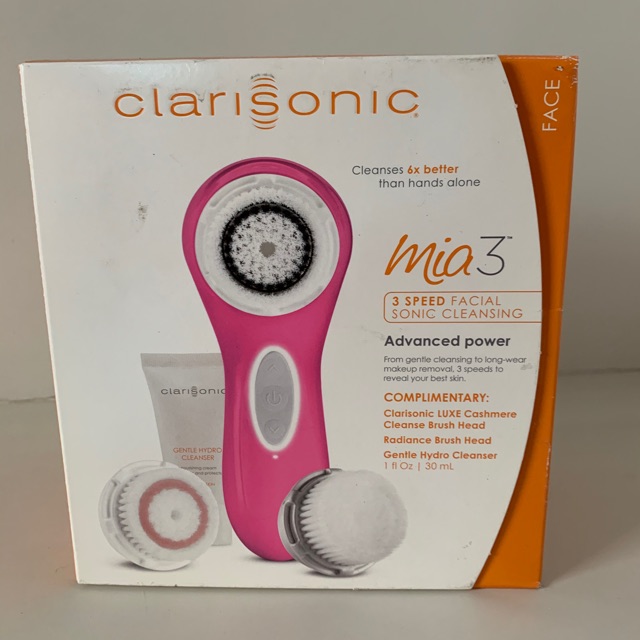 แปรงล้างหน้า Clarisonic Mia3 พร้อมหัวแปรง 3 อัน | Shopee Thailand