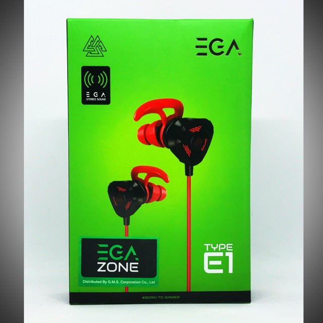 EGA ZONE Type E1 Gaming Headset Red หูฟัง | Shopee Thailand