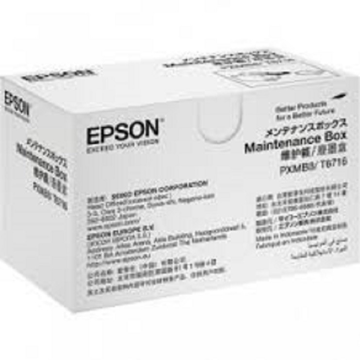 ของแท้ กล่องซับหมึก EPSON L1455/WF-3011/3521/7111/7611/7621 MAINTENANCE ...