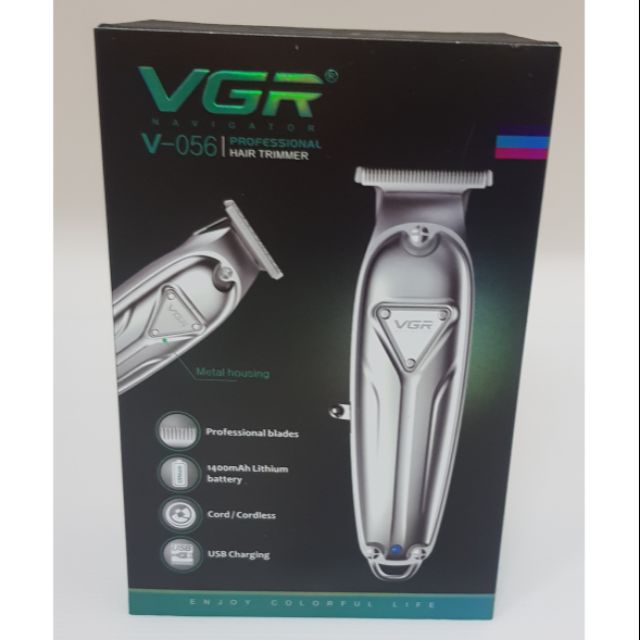ปัตตาเลี่ยน VGR V-056 ไร้สาย ตัดผม กันขอบ แต่งลาย | Shopee Thailand