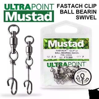 กิ๊ฟฟาสแทคลูกหมุน FASTACH CLIP BALL BEARIN SWIVEL MUSTAD | Shopee Thailand