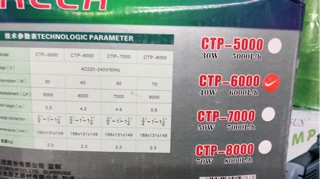ปั๊มน้ำประหยัดไฟ Grech ctp 5000/ cpt 6000/ cpt 8000/ cpt 10000/ cpt 12000/ cpt 16000 | Shopee ...