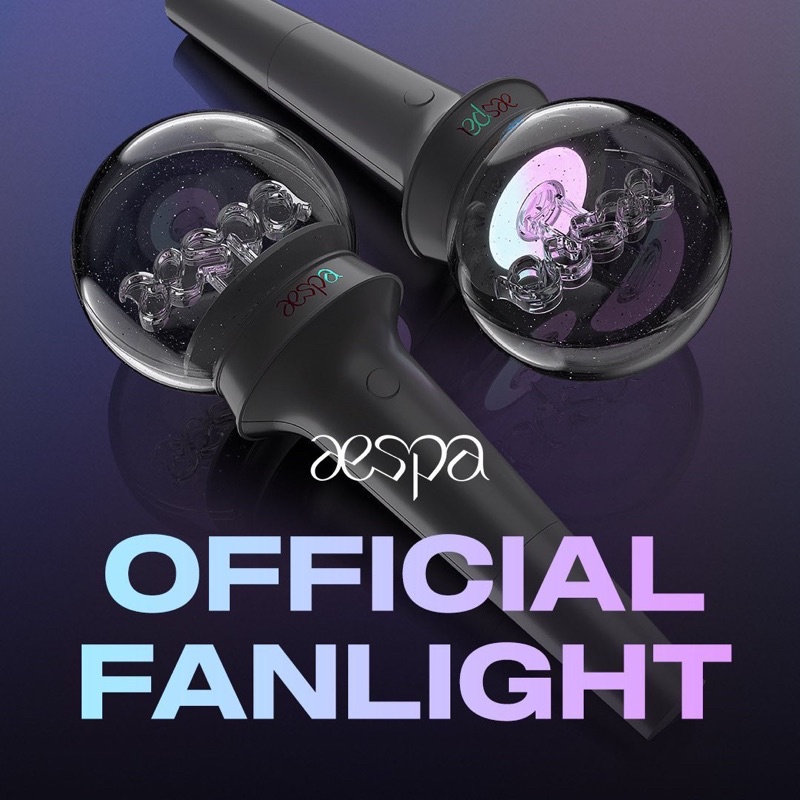 [พร้อมส่ง/ส่งของได้ทุกวัน] aespa : official FanLight & emblem แท่งไฟ ...