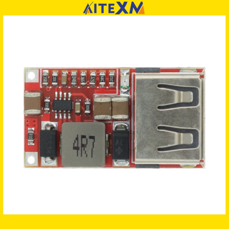 โมดูลแปลงพาวเวอร์ซัพพลาย DC-DC 6-24V 24V 12V เป็น 5V USB 97.5% สําหรับ ...