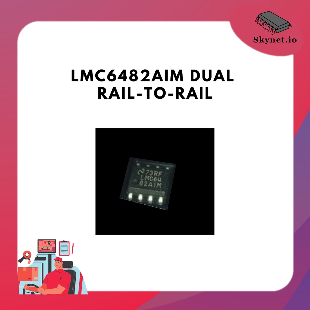 LMC6482AIM Dual Rail-to-Rail | Shopee Thailand