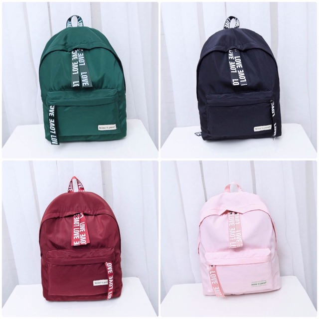 กระเป๋า love backpack | Shopee Thailand