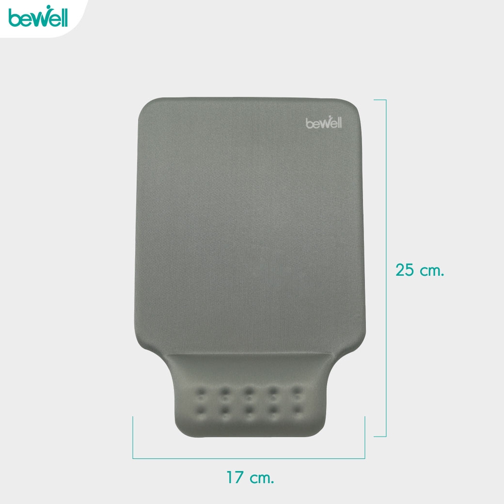 Bewell แผ่นรองเมาส์เพื่อสุขภาพ ซัพพอร์ตข้อมือ ป้องกันการกดทับของเส้น ...
