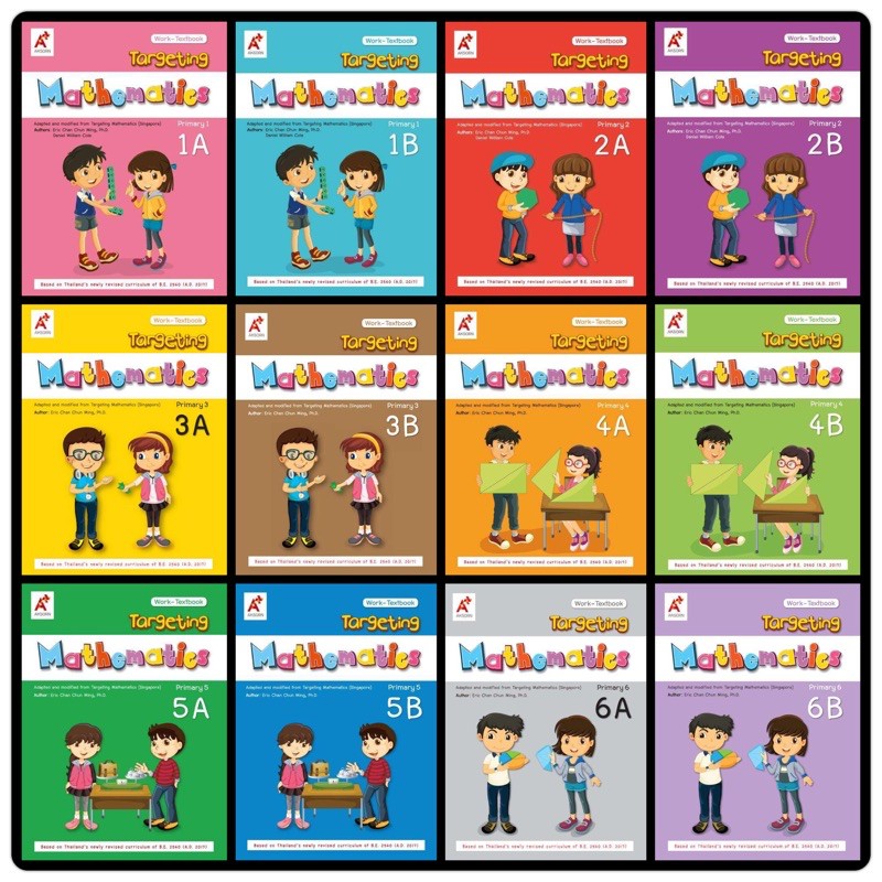 Targeting Mathematics Work-Textbook Primary 1A-6B | Shopee Thailand