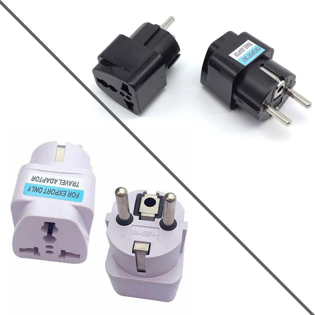 Universal USA UK AU EURO ไปยังเยอรมนีฝรั ่ งเศส Korea Travel Adapter ...