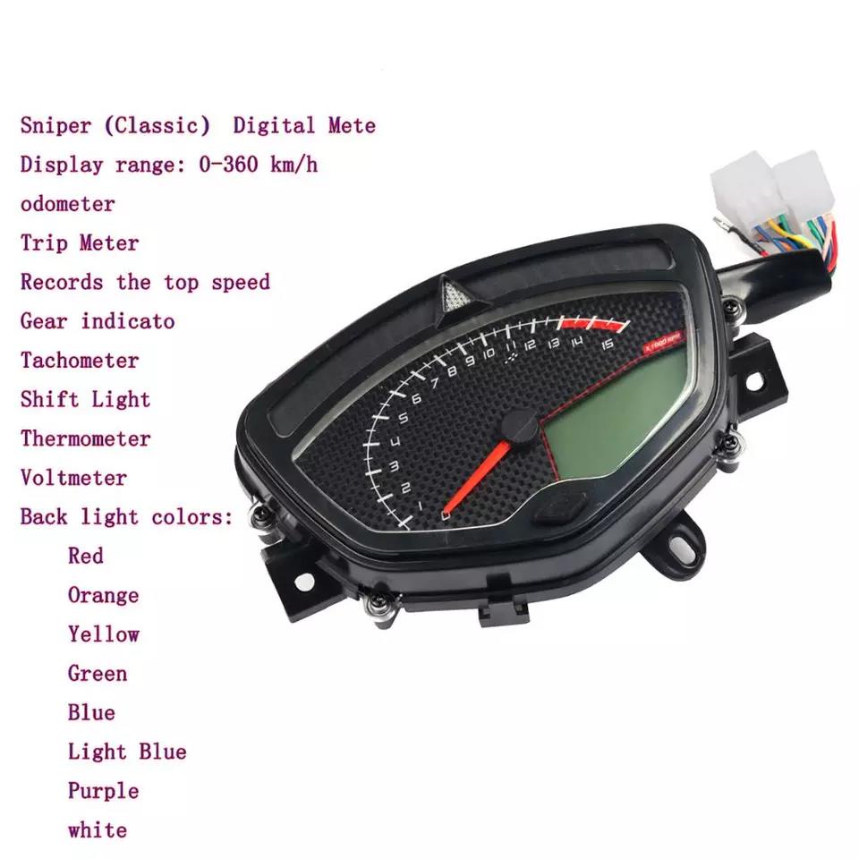 For Yamaha LC135 LC 135 Water Temperature Motorcycle Tachometer Digital ...
