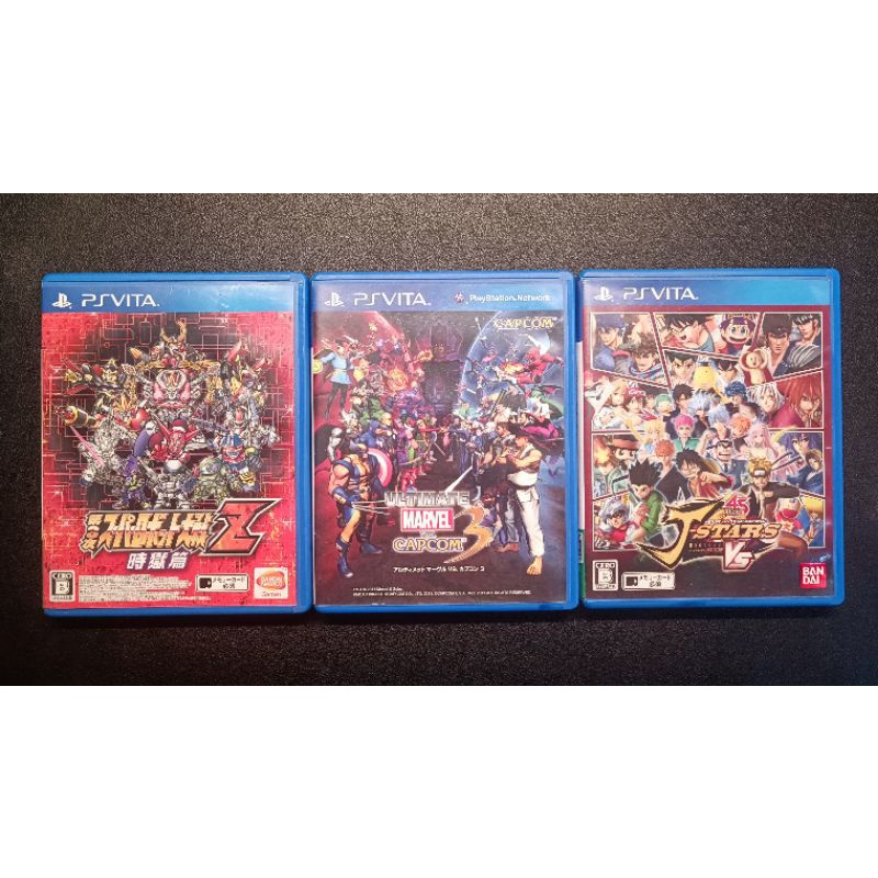 แผ่นเกม PS Vita TV แท้ Super Robot Wars Z / J-Stars / Ultimate Marvel ...