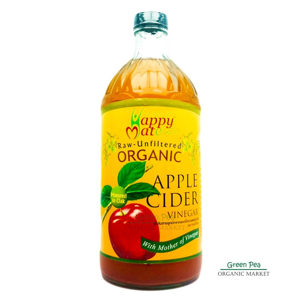 Apple Cider Vinegar , Happy mate 965 ml,HappyMate น้ำส้มสายชูหมักจากแอป ...