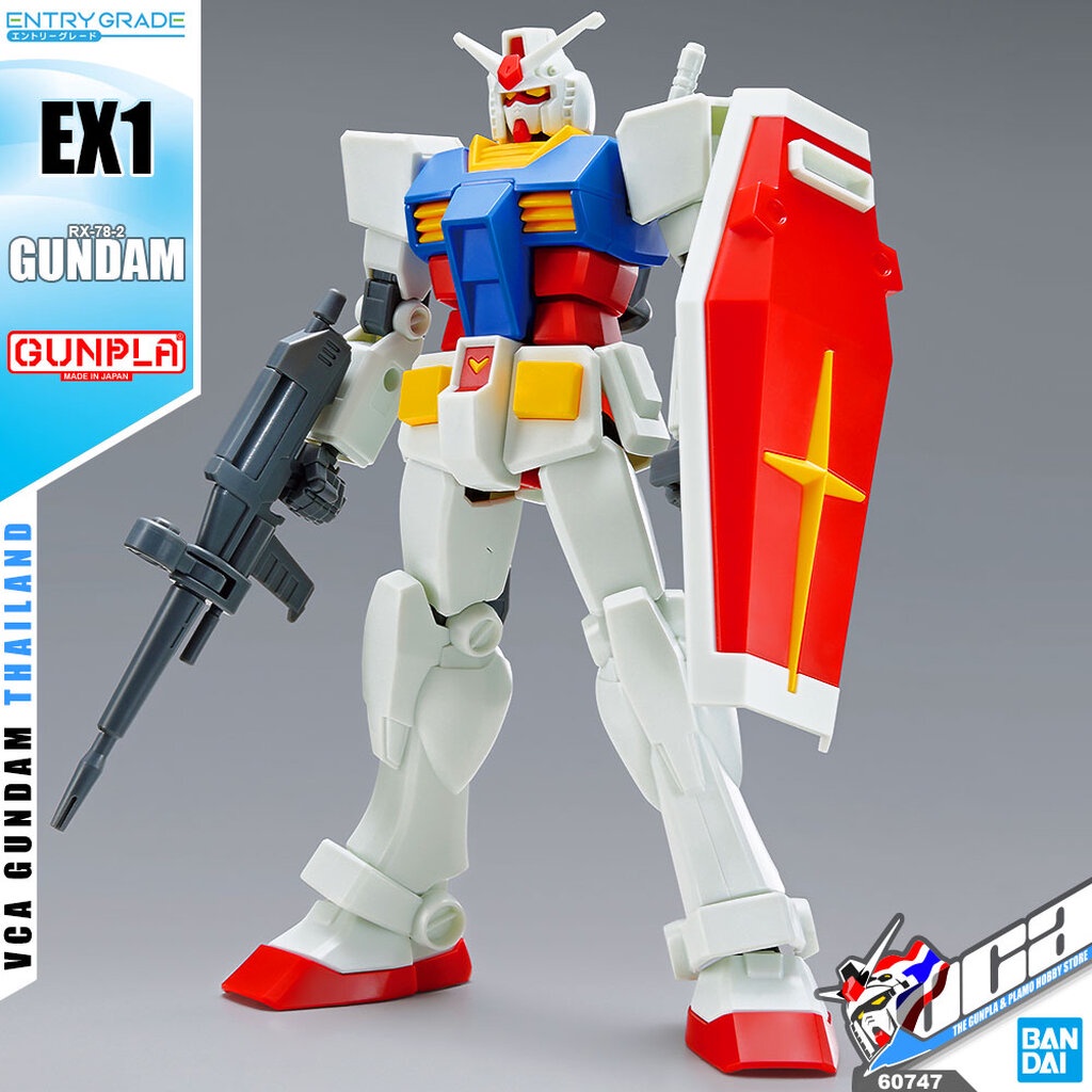 VCA 💥 BANDAI GUNPLA ENTRY GRADE EG 1/144 RX-78-2 GUNDAM ประกอบ หุ่นยนต์ โมเดล กันดั้ม กันพลา ของ ...
